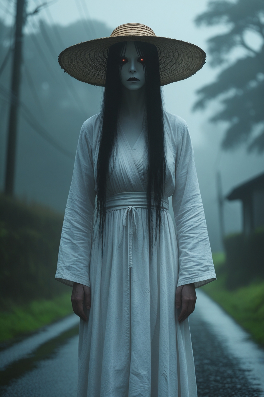 死ぬほど洒落にならない怖い話 短編まとめ ｜ 八尺様：白いワンピースの巨女の正体とは - 都市伝説データベース